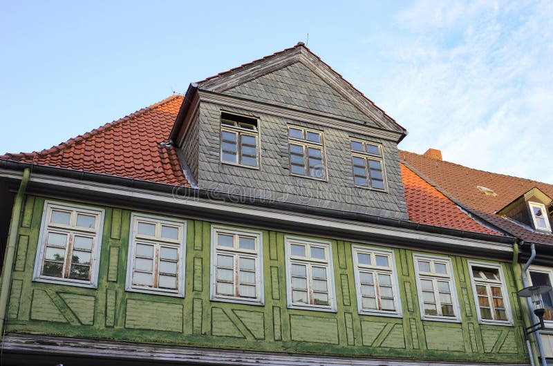 Interesting Medieval Building Facade Stock Image - Image of cityscape ...