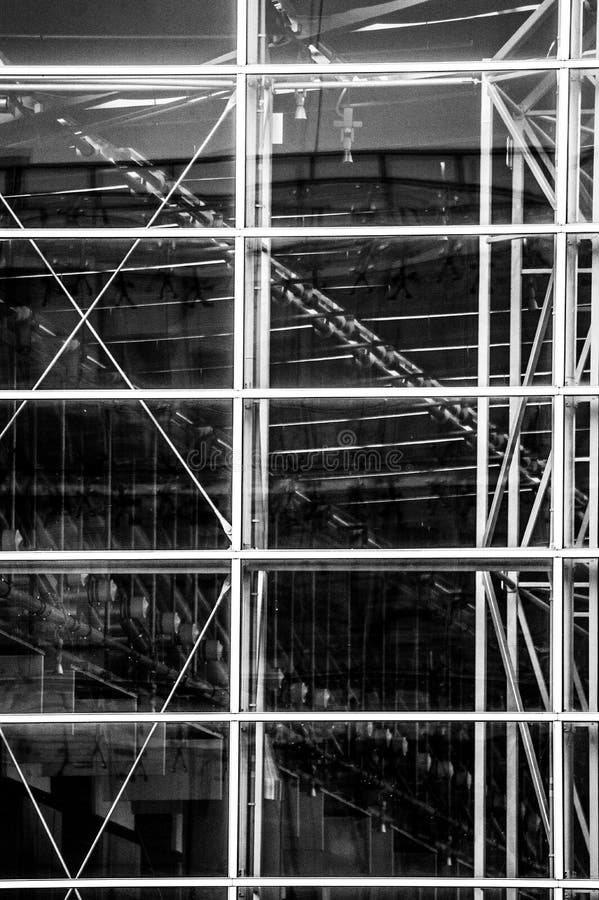 Interesting Metal Structure Used in Construction. Stock Image - Image ...