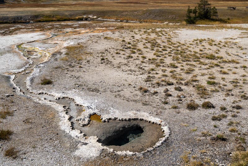 Interesting Mineral Hot Spring Formation in Yellowstone National Park ...