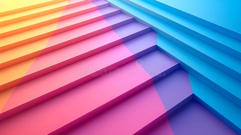 Interesting Multicolor Shapes Stock Illustration - Illustration of bold ...