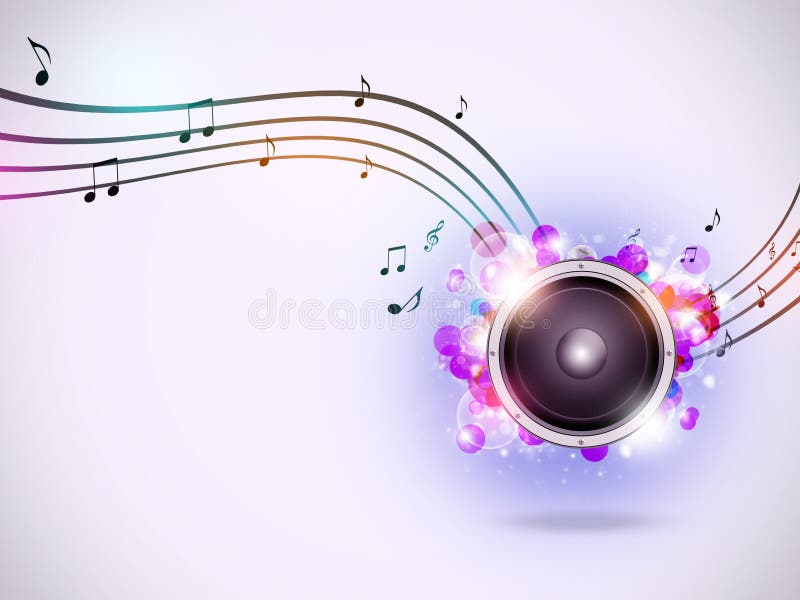Interesting Music Background Stock Illustration - Illustration of ...
