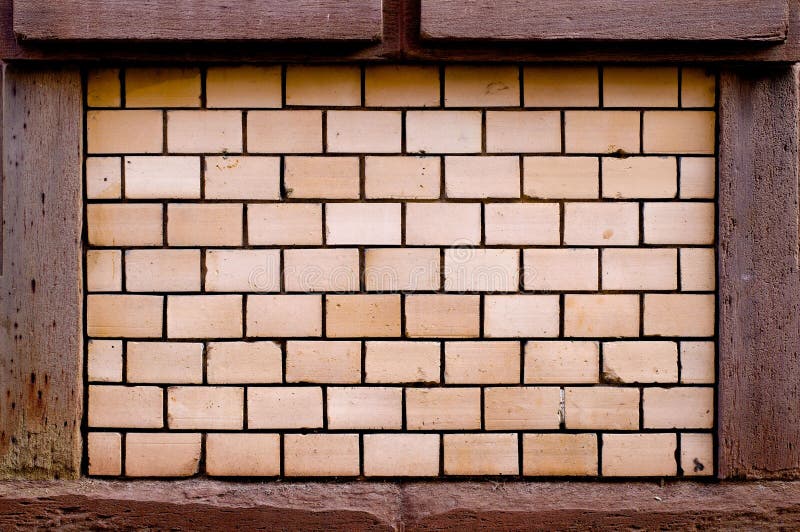 Interesting Patterned Brick Wall Stock Photo - Image of rustic, brick ...