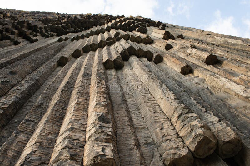 Symphony of Stones Basalt Columns, Garni Gorge, Armenia Stock Image ...