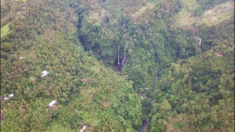 Interesting Reverse Drone Top-down Reveal of the Massive Sekumpul ...