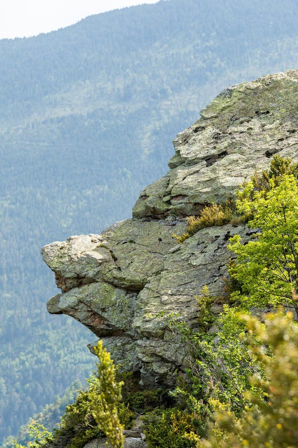 Interesting Rock Formations in the Pyrenees Stock Photo - Image of ...