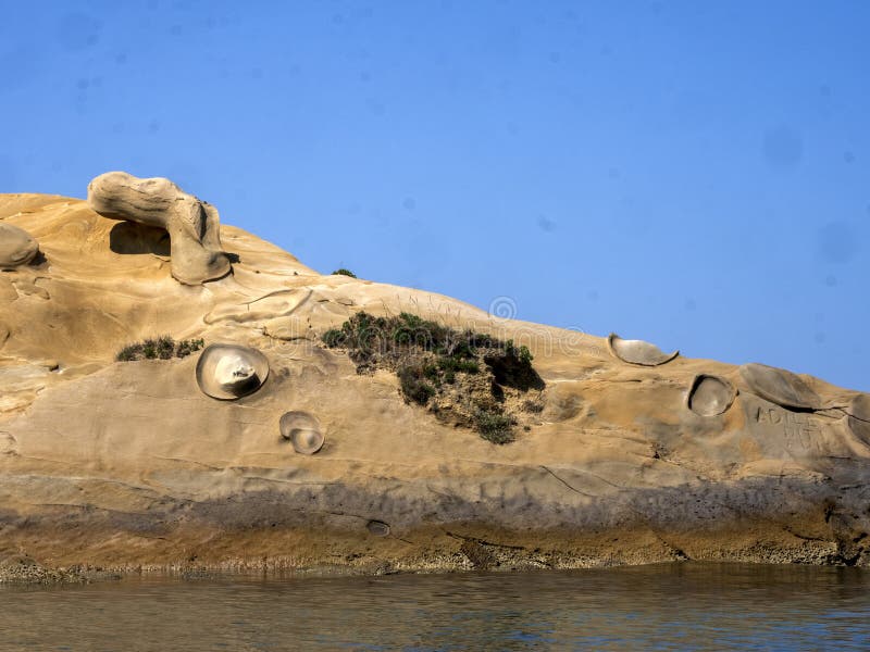 Interesting Rock Formations in Central Morocco Stock Image - Image of ...