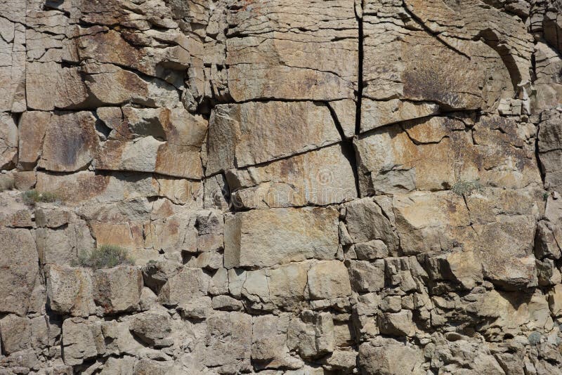 Interesting Rock Formations at Yellowstone Stock Photo - Image of stony ...