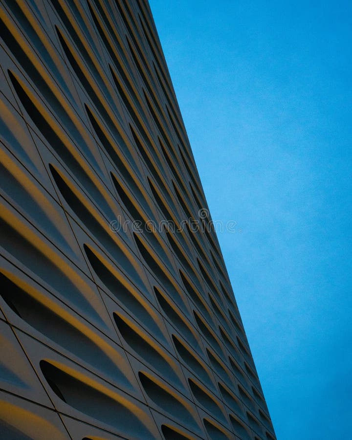 Interesting Architecture on Side of Brick Building with Windows Stock ...