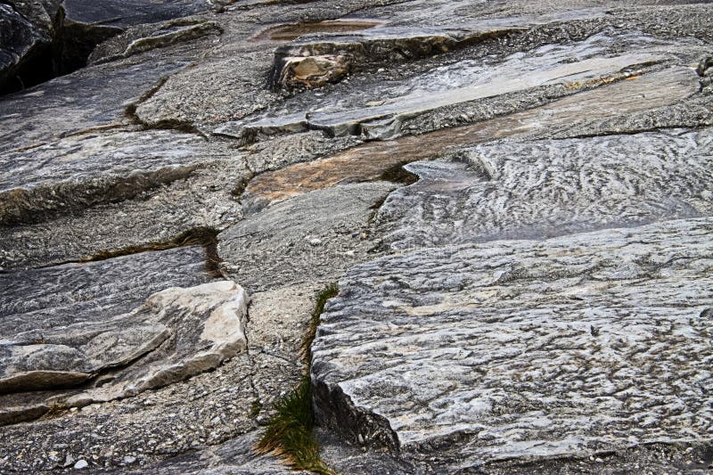 Interesting Sloping Uneven Hard Rock Surface Stock Image - Image of ...