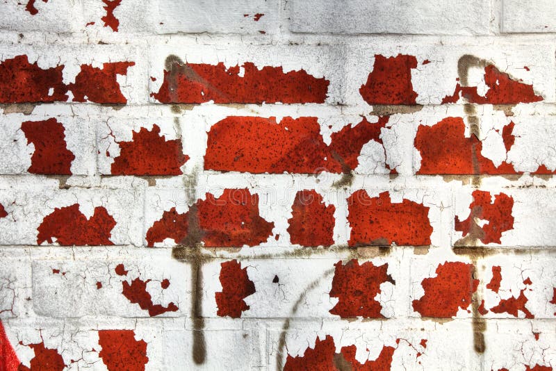 Interesting Structure of a Red Stone Wall with Paint Residues for ...