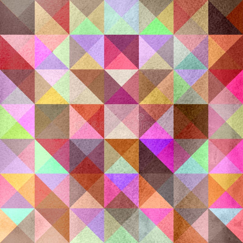 Interesting Texture of Colored Triangles Stock Illustration ...