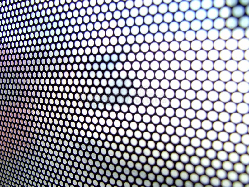 Shiny perforated metal stock image. Image of sheet, perforate - 15217879