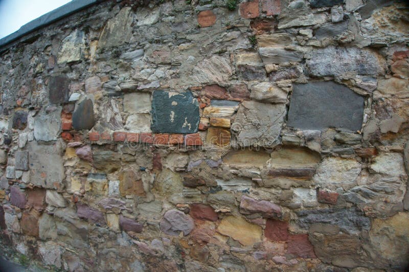 Interesting wall stock photo. Image of rubble, built - 107680352