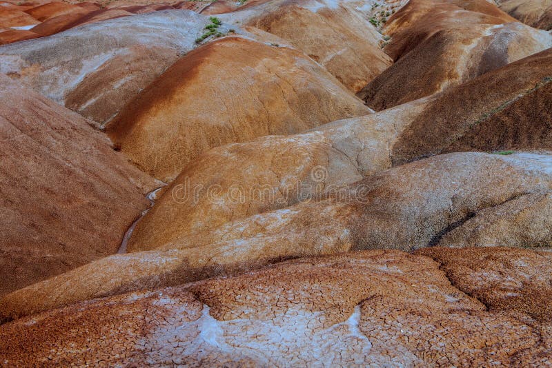 Interestingly Red Rock Formations in Central Turkey Stock Photo - Image ...