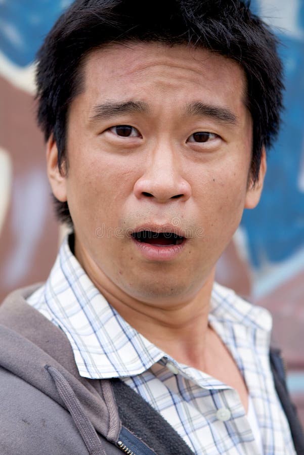 Interestng Asian Man stock image. Image of hair, honest - 9860817