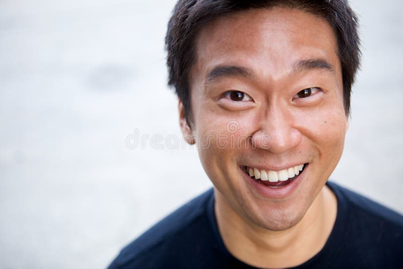 Interestng Asian Man stock photo. Image of looking, hands - 9861064