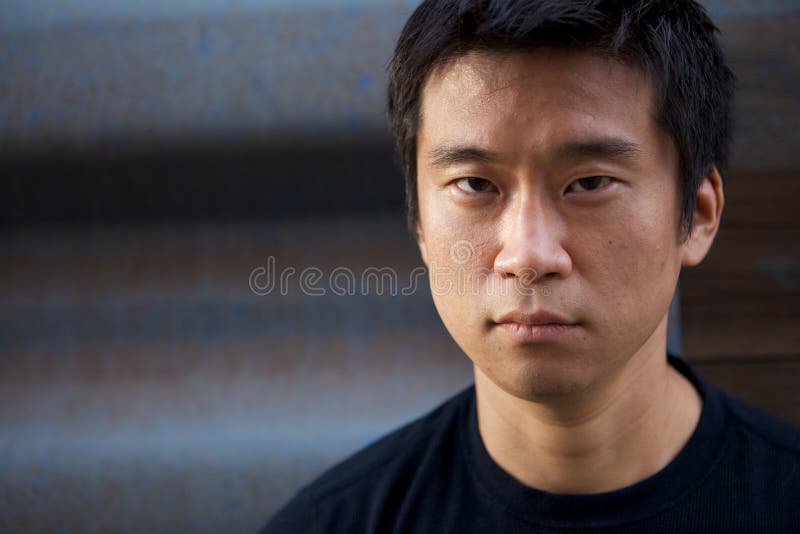 Interestng Asian Man stock image. Image of head, ethnicity - 9861207