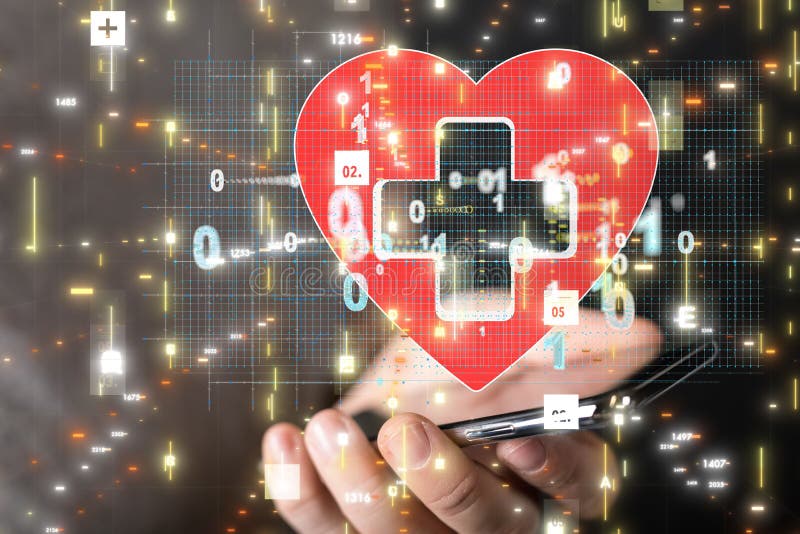 A Interface As Medical Network Concept Stock Image - Image of interface ...