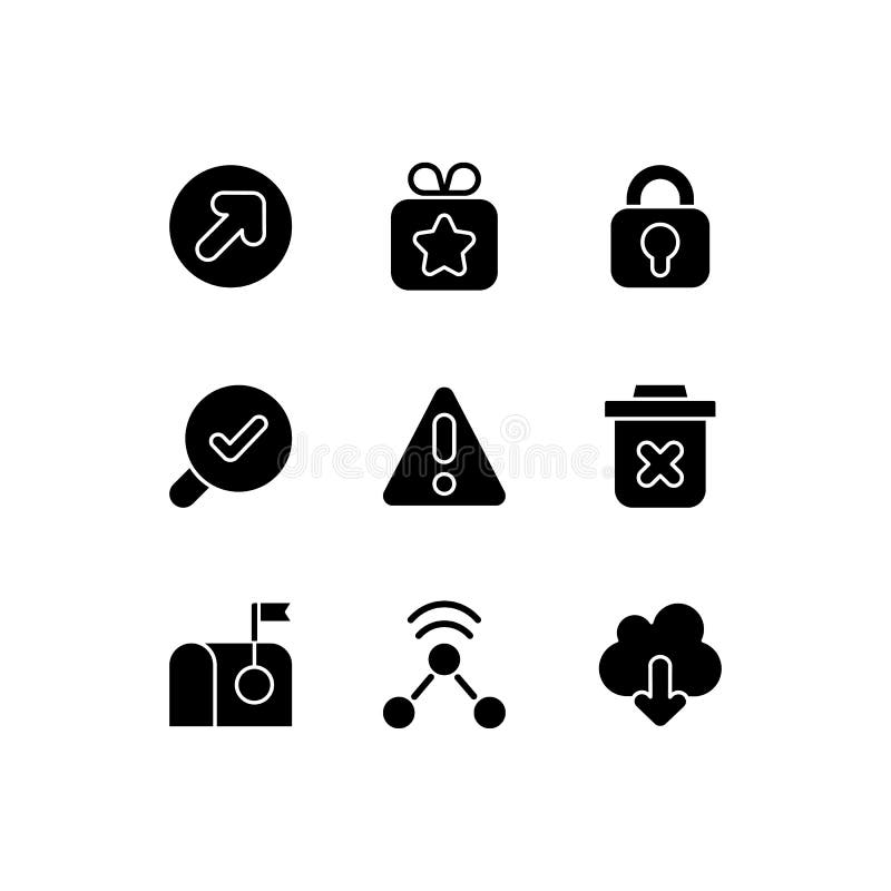 White Usability Icons Stock Illustrations – 715 White Usability Icons ...