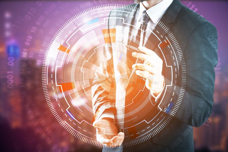 Interface concept stock image. Image of innovation, computer - 96106863