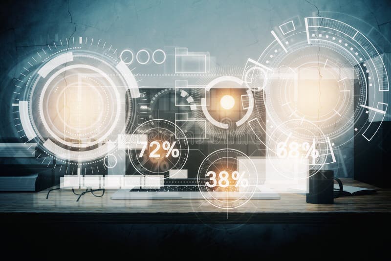 Interface concept stock photo. Image of diagram, gadget - 98693060