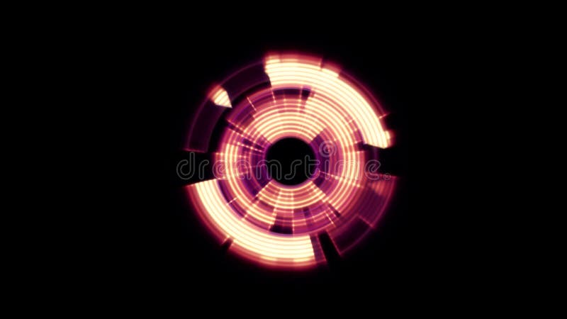 Interface Data Loader Violet Red Circular Round with Light Rays. Alpha ...