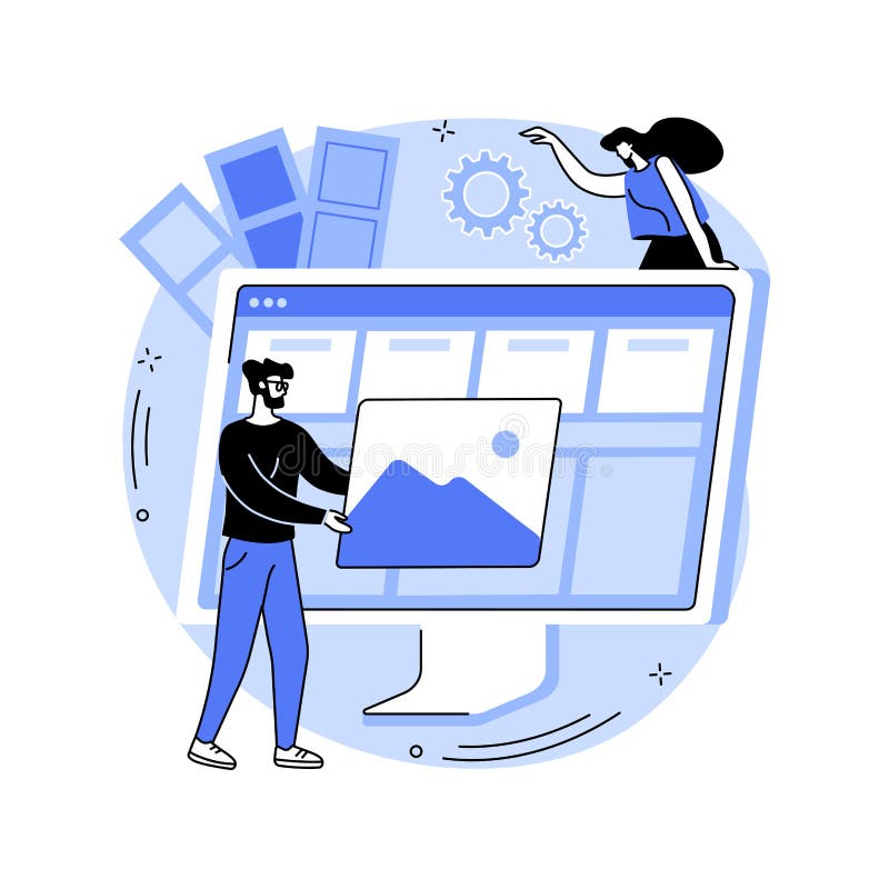 Interface Design Abstract Concept Vector Illustration Stock Vector ...