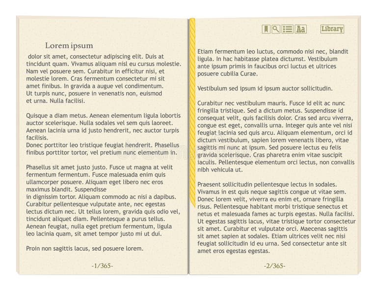 Interface ebooks to read stock vector. Illustration of concept - 97240610