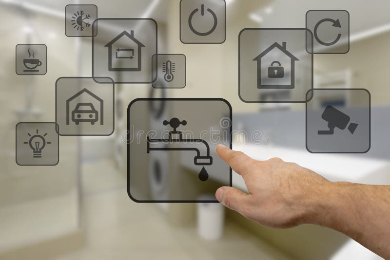 Interface of House Dashboard Stock Image - Image of internet ...