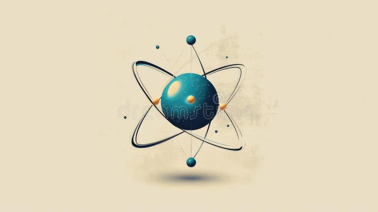Interface layering atom stock illustration. Illustration of structure ...
