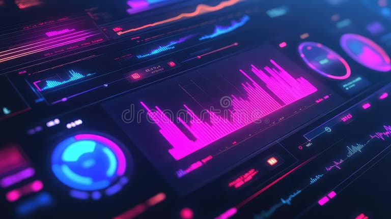 Themed Data Visualization Interface Stock Illustrations – 960 Themed Data Visualization ...