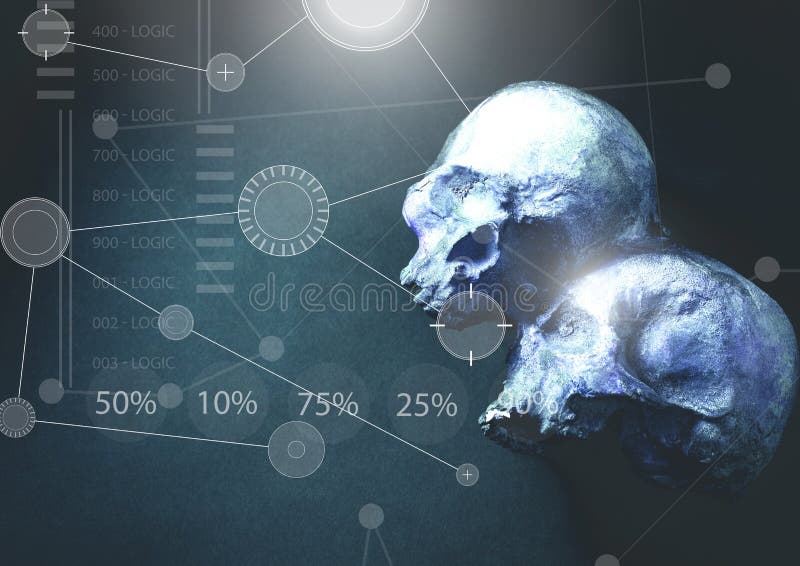 Skull Overlay Stock Illustrations – 149 Skull Overlay Stock ...