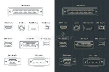 Socket Blueprints Stock Illustrations – 27 Socket Blueprints Stock ...