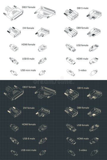 Socket Blueprints Stock Illustrations – 30 Socket Blueprints Stock ...