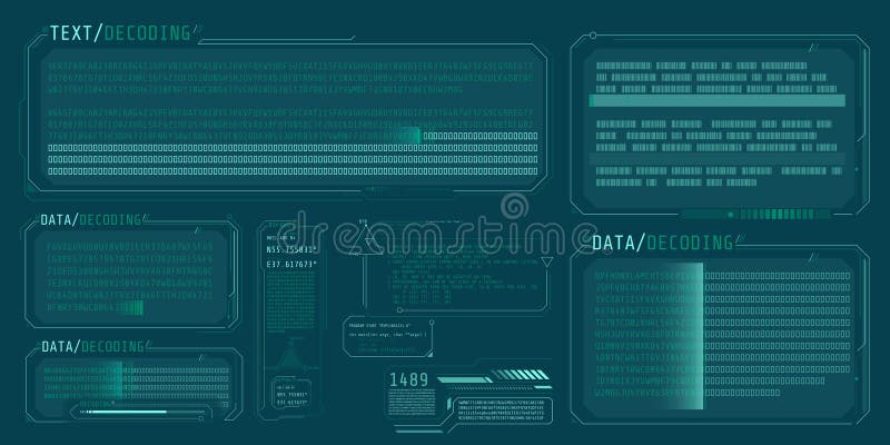 HUD Interface Design for Decoding Big Data. Stock Vector - Illustration ... HUD Interface Design for Decoding Big Data. Stock Vector - Illustration ...