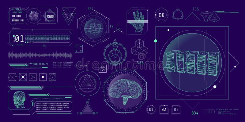 HUD Interface Design for Decoding Big Data. Stock Vector - Illustration ... HUD Interface Design for Decoding Big Data. Stock Vector - Illustration ...