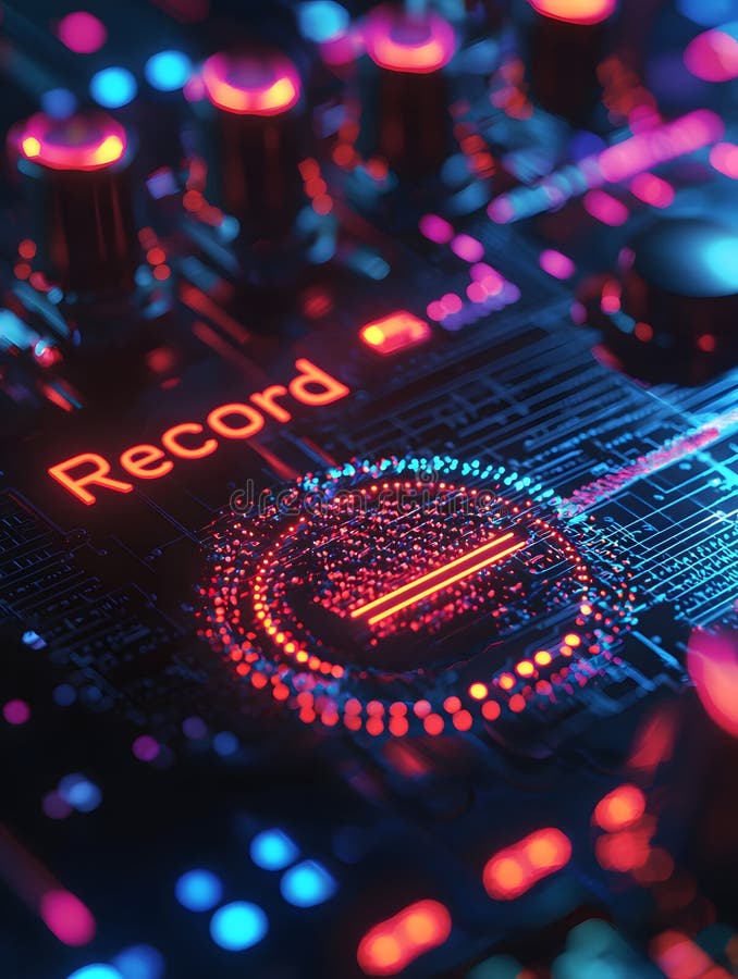 Interface Showcasing a Virtual AI Assistant for Voice Synthesis ...