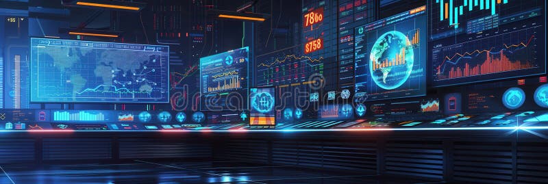 The Interface Shows Real-time Market Values of Different ...