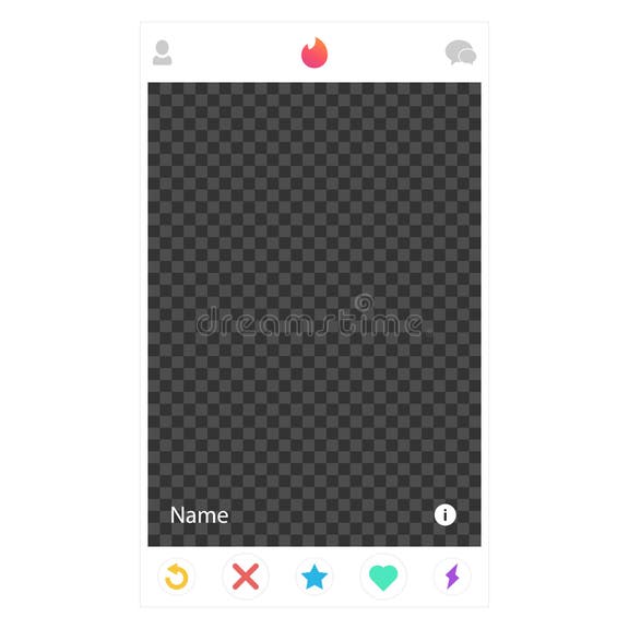 Interface Social Media. Template a App for Watching Profile User ...