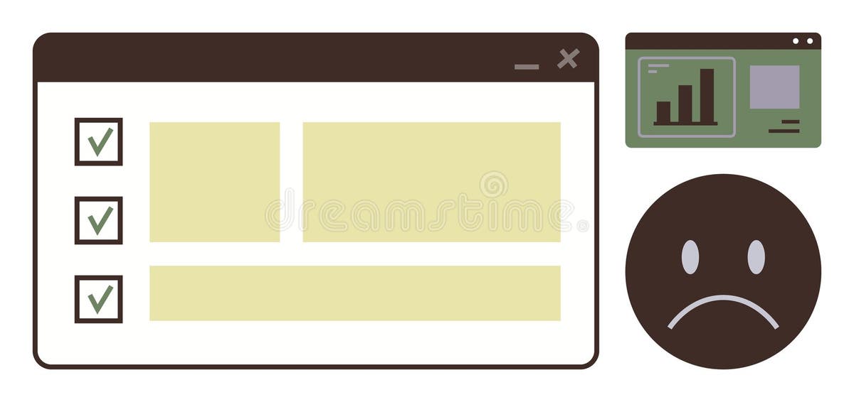 Negative Feedback Emoticon Stock Illustrations – 3,010 Negative ...