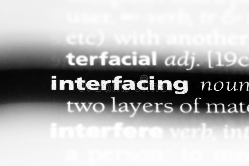 Interfacing stock photo. Image of book, text, paper - 126532022