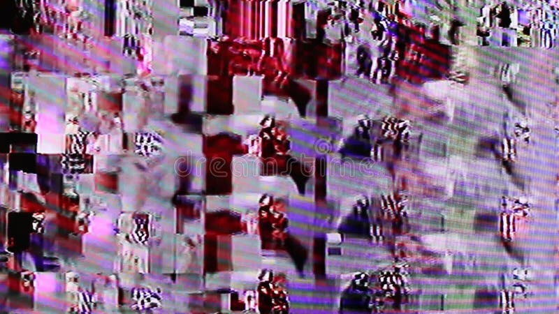 Glitches, Broadcast Noise, Abstract Glitch. Faulty Signal Transmission ...