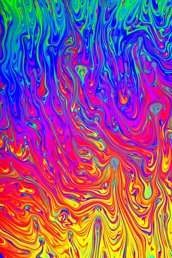 Interference Pattern True Colour Stock Photo - Image of macro ...