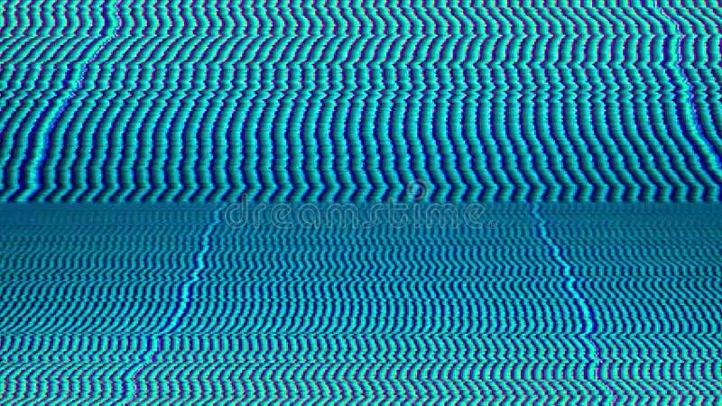 Interference Modern Abstract Geometric Glitch Effect Sci-fi Psychedelic ...