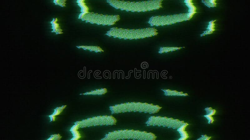 Interference Modern Abstract Geometric Glitch Effect Sci-fi Psychedelic ...