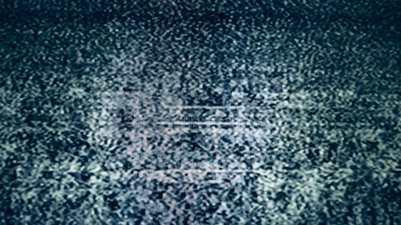 Interference Noise on a Malfunctioning Screen Stock Footage - Video of ...