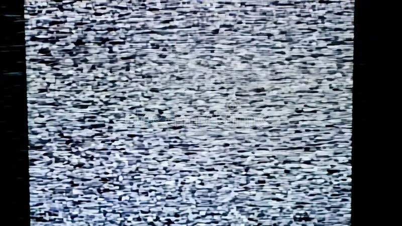 Interference on Retro Vhs Analog TV Static Signal Noise Screen, Pixel ...