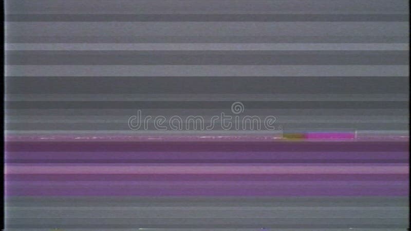 Interference on the TV Screen with Color Defects, Noise and Grain 4k ...