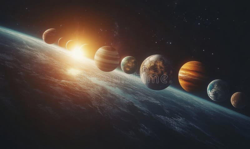 Intergalactic Adventure with Alien Planets and Cosmic Phenomena, Space ...