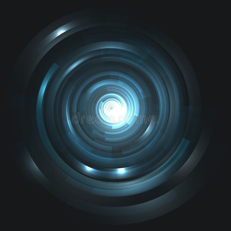 Intergalactic Gates. Futuristic Vector Background. Stock Vector ...